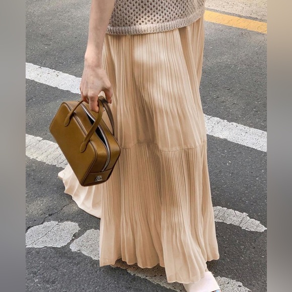 Skirts | Pleated Ruffle Skirt | Poshmark